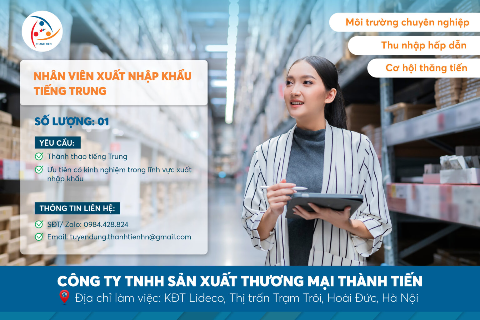 Tuyển Dụng Archives Công Ty Tnhh Sản Xuất Thương Mại Thành Tiến